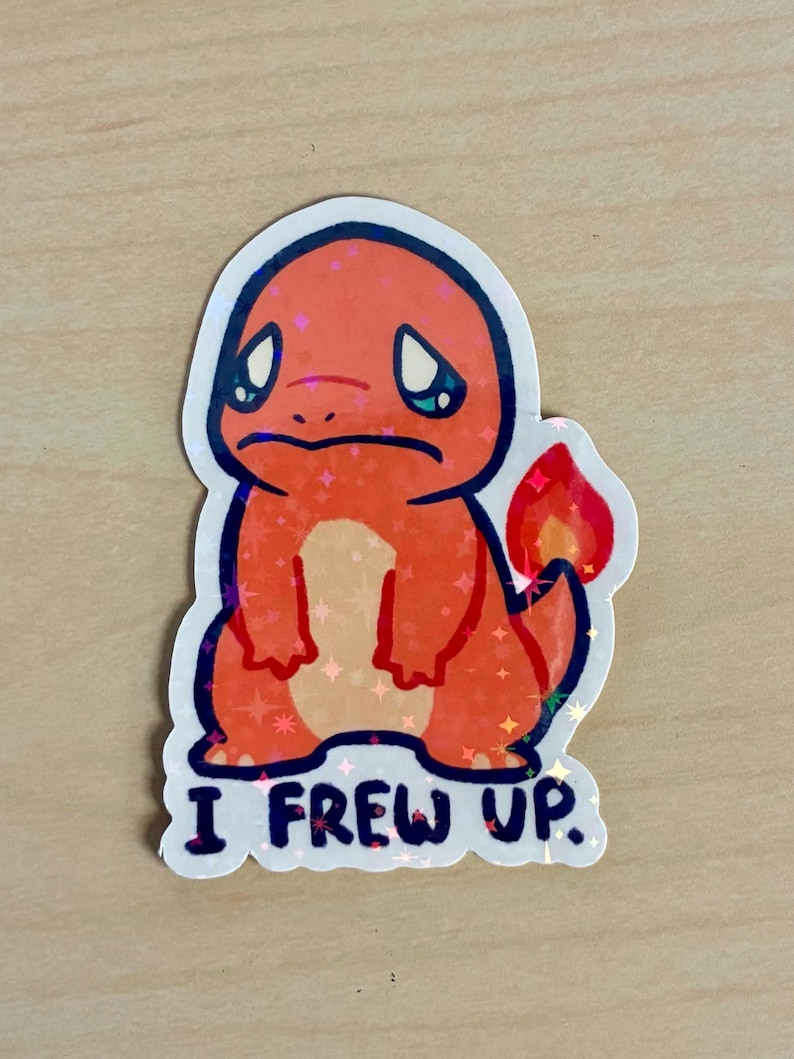 Poke I Frew up Meme Sticker - Etsy