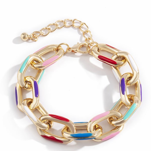 Enameled Bracelet - Etsy