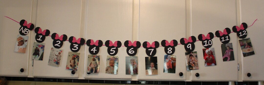 Minnie Mouse Picture Banner - Etsy