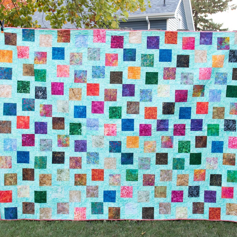 Aqua Quilt - Etsy