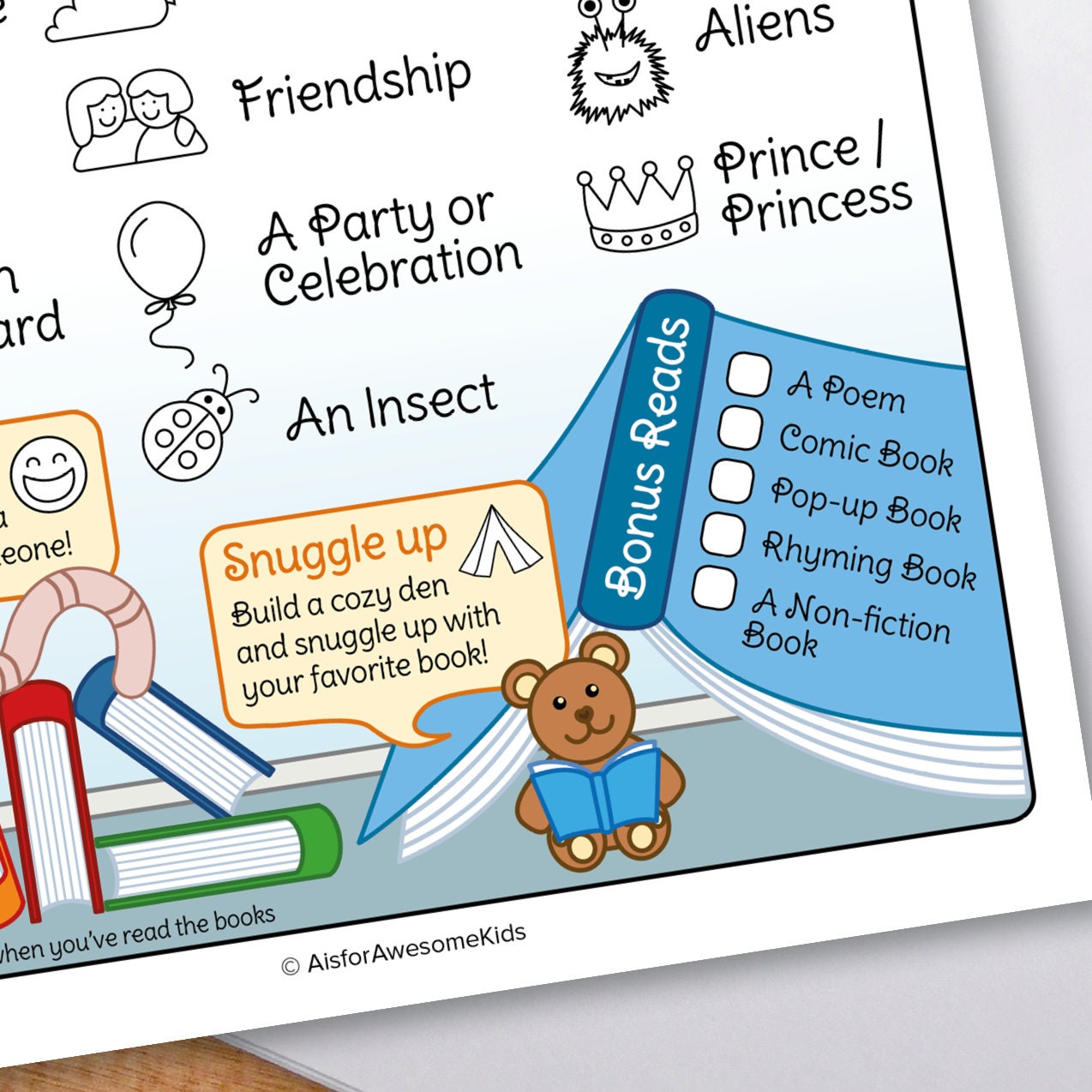 Reading Challenge Scavenger Hunt, Childrens World Book Day Worksheet ...