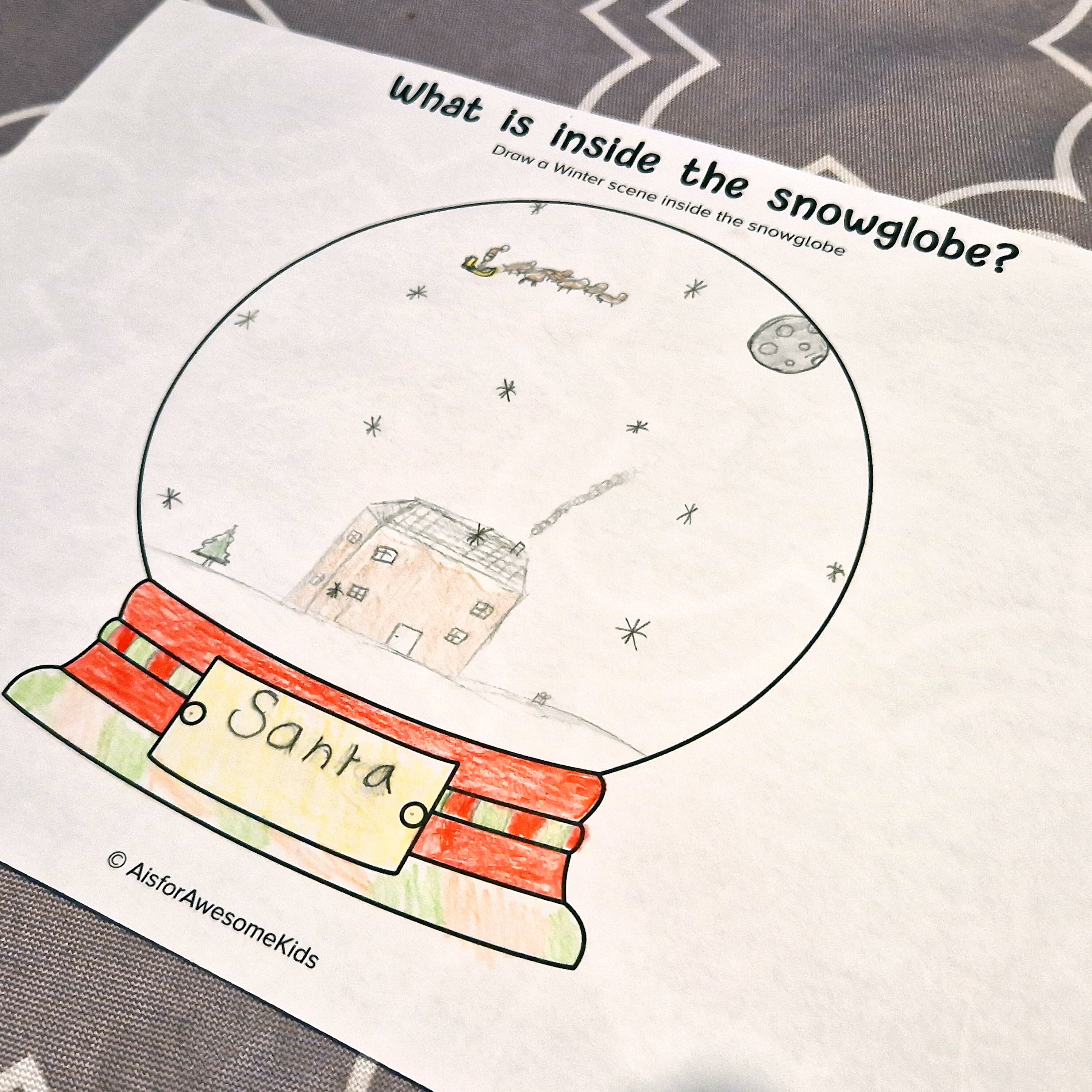 Winter Drawing Prompt Bundle, Children's Christmas Picture Challenge ...