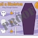 Roll a Skeleton Play Dough Mat Game, Kids Halloween Playdough Doh Dice ...