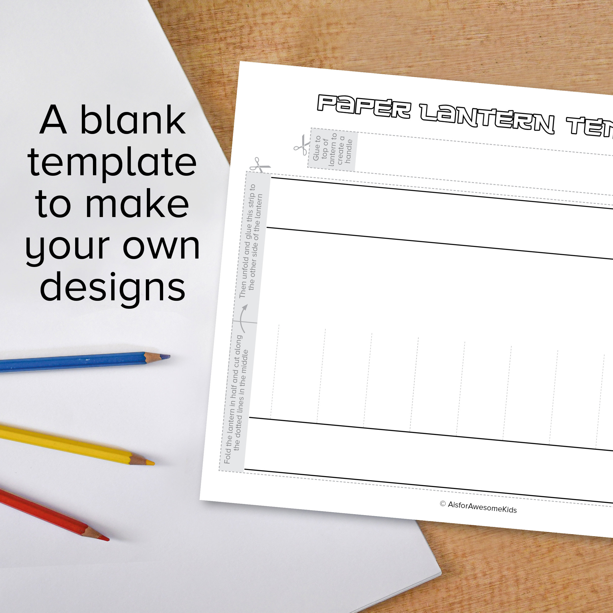 Chinese New Year Paper Lantern Craft, Lunar Spring Festival of Light ...