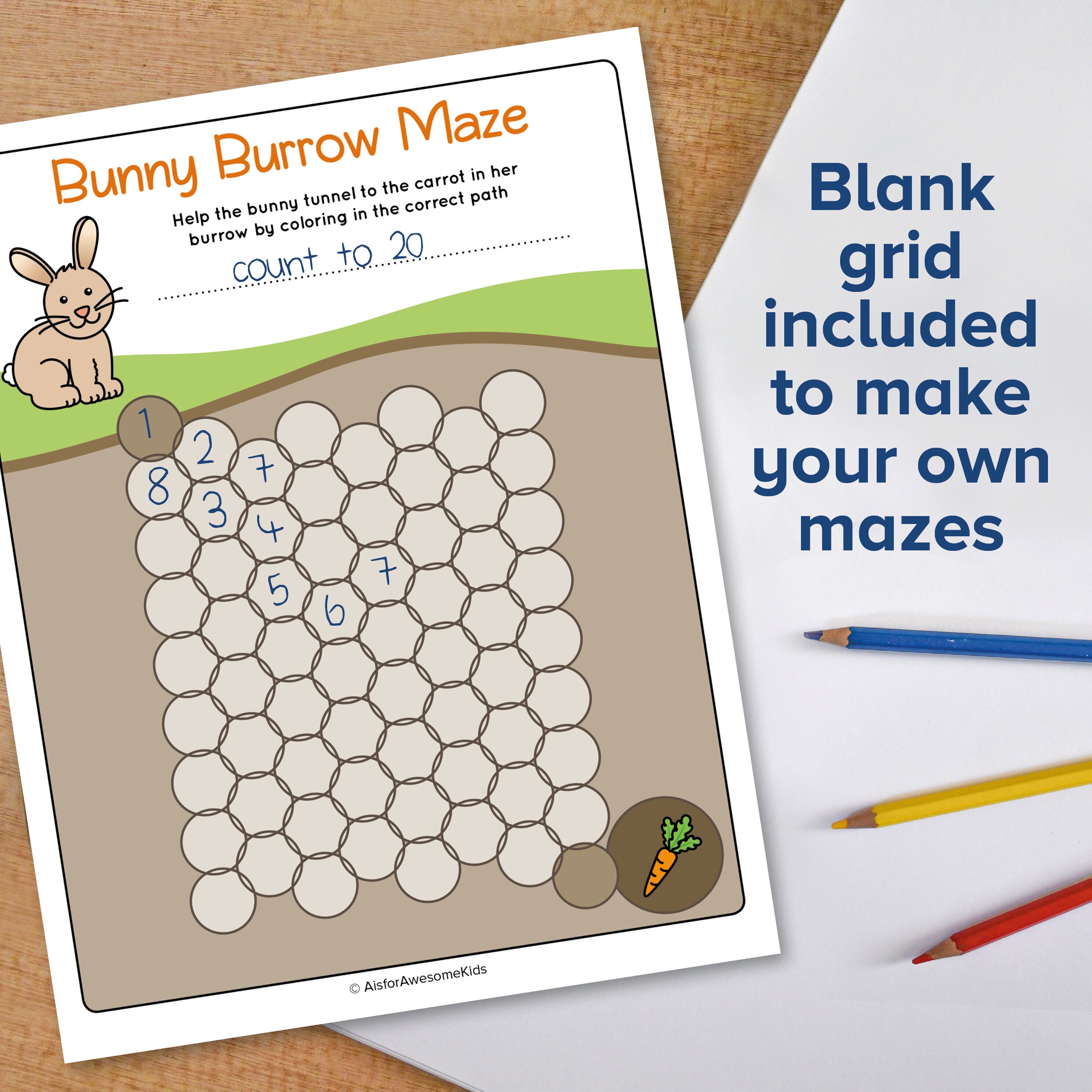 Spring Math Maze Times Table Worksheets, Children's Maths Challenge ...