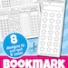 Reading Tracker Bookmarks, Children's Book Challenge Worksheet, Kids ...