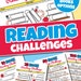 Reading Activity Pack Bundle, Childrens Book Challenge Worksheets, Kids ...