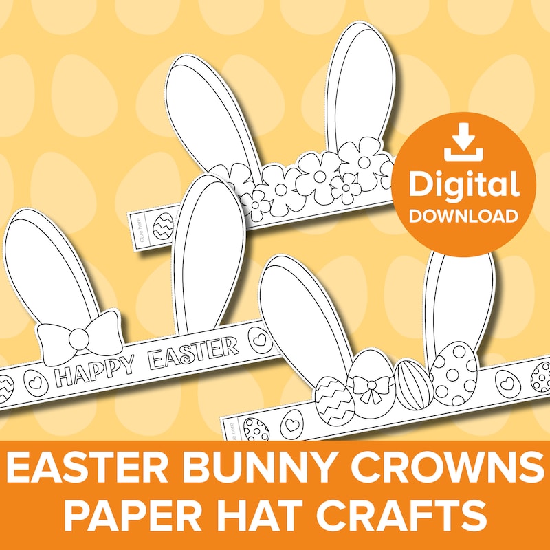 Birthday Crown With Bunny - Etsy