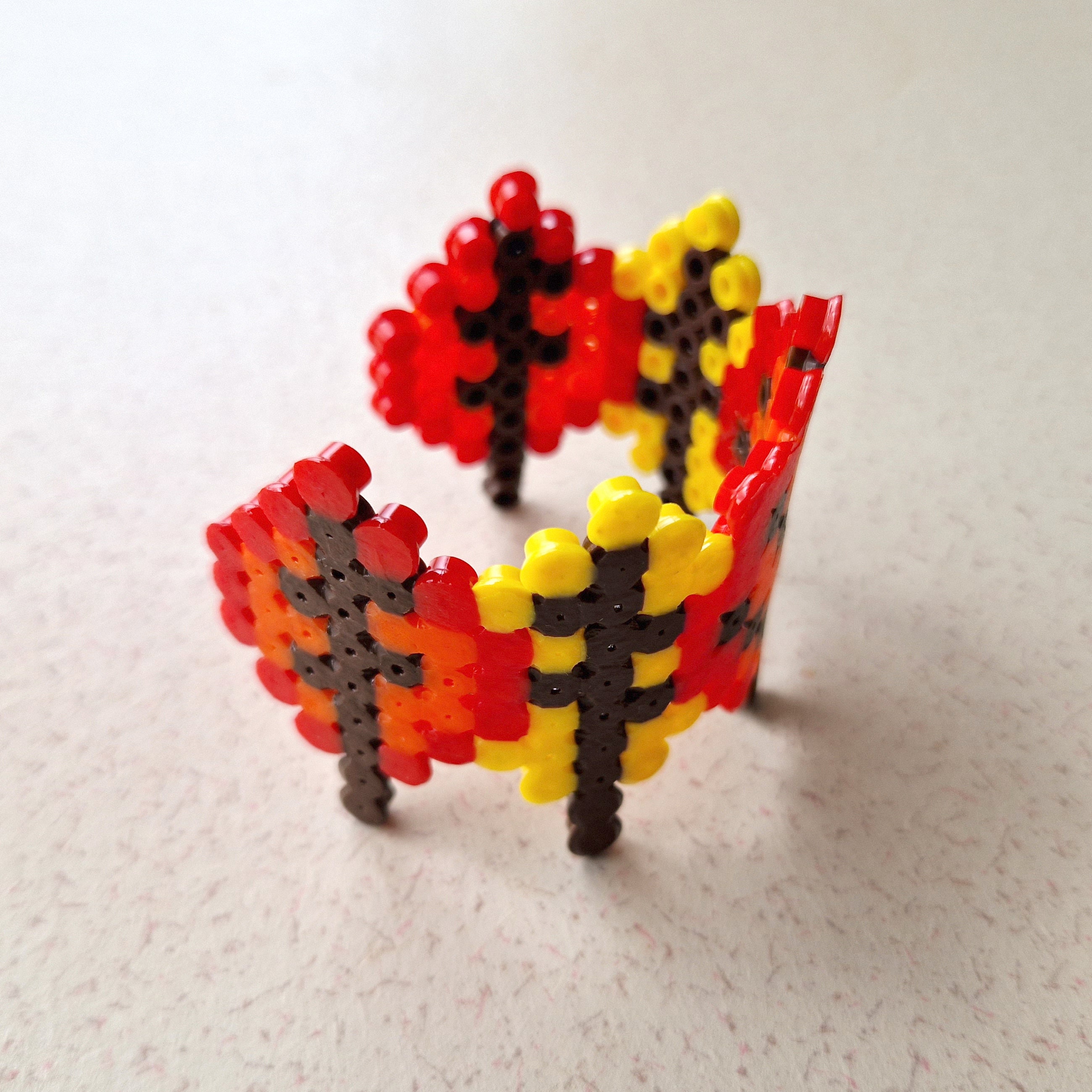 Fall Napkin Holders Fuse Bead Craft Template Thanksgiving - Etsy