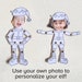 Christmas Elf Split Pin Craft, Cut & Color Xmas Build Kit, Santa's ...