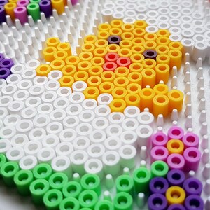 Cute Chick Fuse Bead Templates, Hama Perler Nabbi Beads Craft Template ...