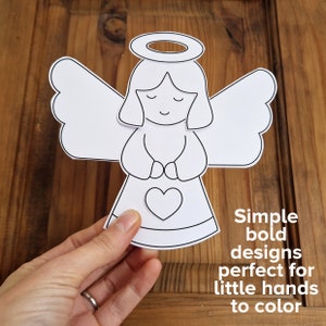 12 Christmas Crafts Cut & Paste Bundle, Xmas Color Build Pack, Paper ...