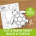 Build an Owl Cut & Paste Craft, Autumn Bird Coloring Printable Kit ...