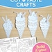 Ice Cream Cut & Paste Craft Kit, Build an Icecream Cone Printable ...