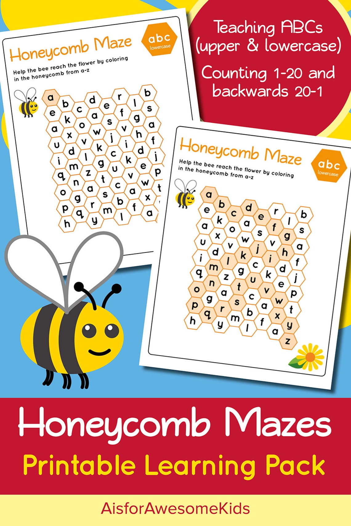 Educational Maze Challenge Worksheet Bundle, Childrens Maths Activity ...