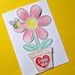 Flower Cut & Paste Craft Printable, Birthday Coloring Art Activity ...