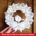 Christmas Wreath Cut & Paste Craft, DIY Xmas Decoration Color and Build ...