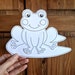 Frog Cut & Paste Craft Printable, Spring Animals Color and Build Art ...