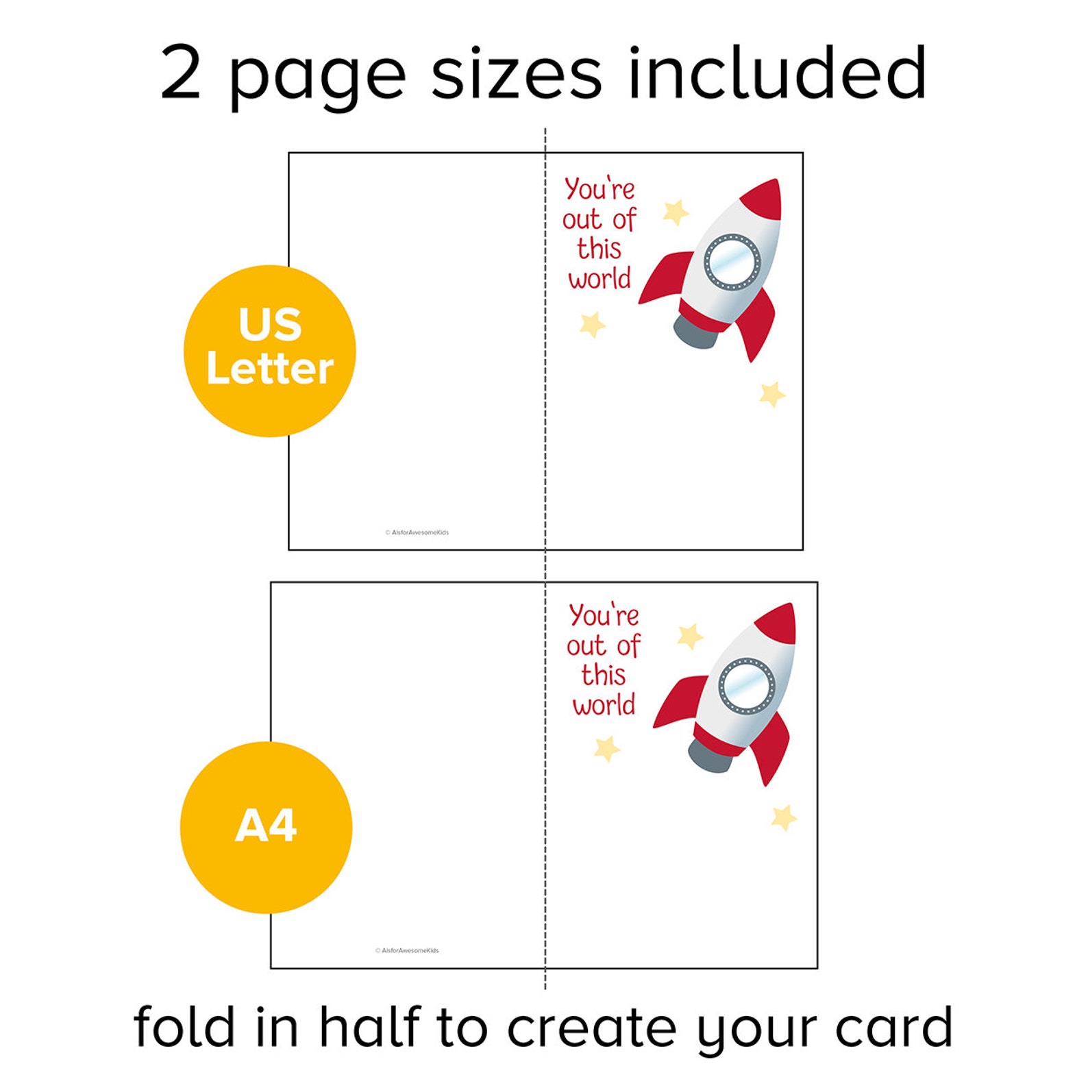 Rocket Handprint Greetings Card Craft, Kids Painting Finger Print ...