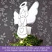 Angel Cut & Paste Craft, Christmas Fairy Color and Build Kit, Paper Doll Xmas Tree Topper ...