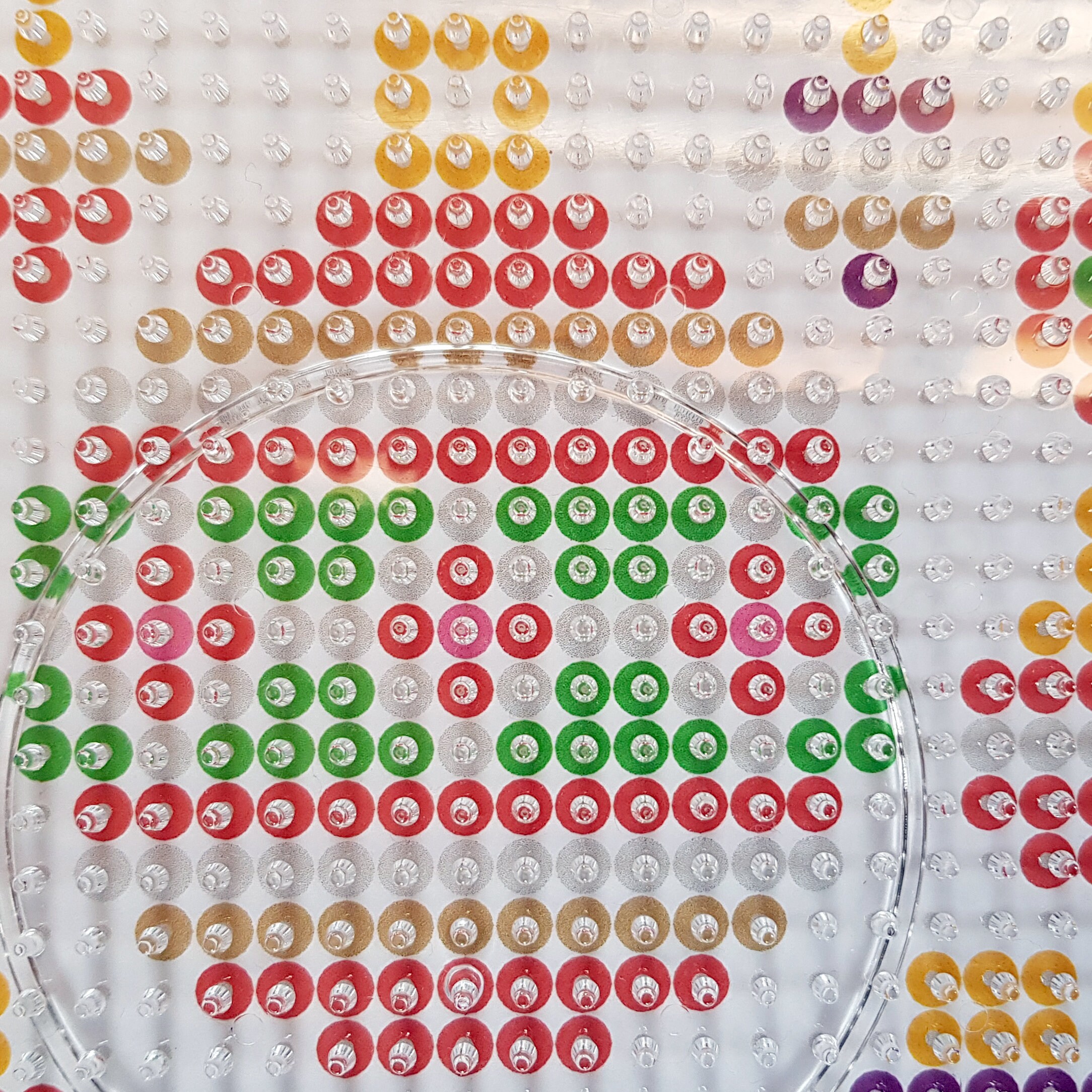 Christmas Baubles Fuse Bead Template, Xmas Tree Decoration Craft ...