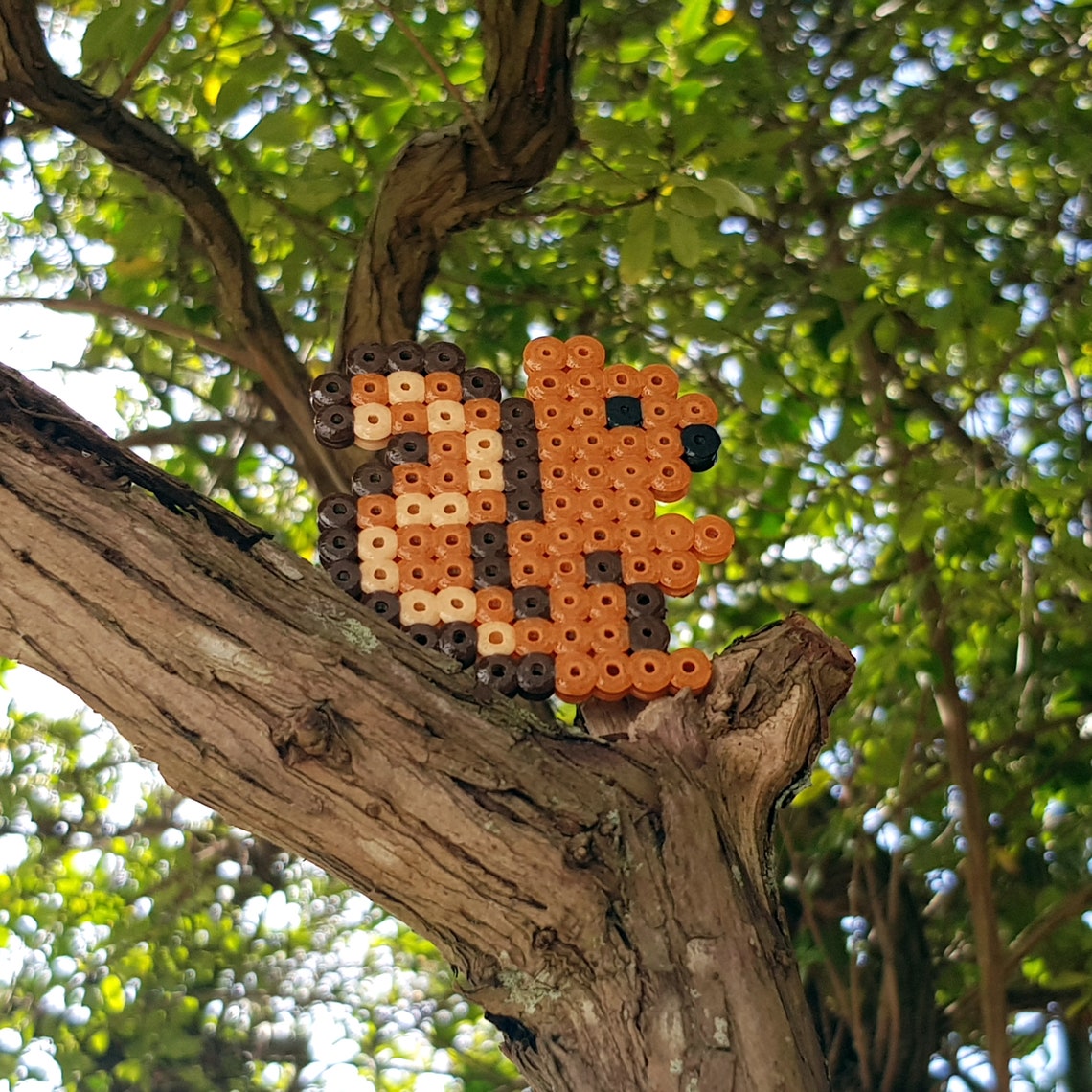 Thanksgiving Fuse Bead Template, Hama Perler Nabbi Beads Turkey Craft ...