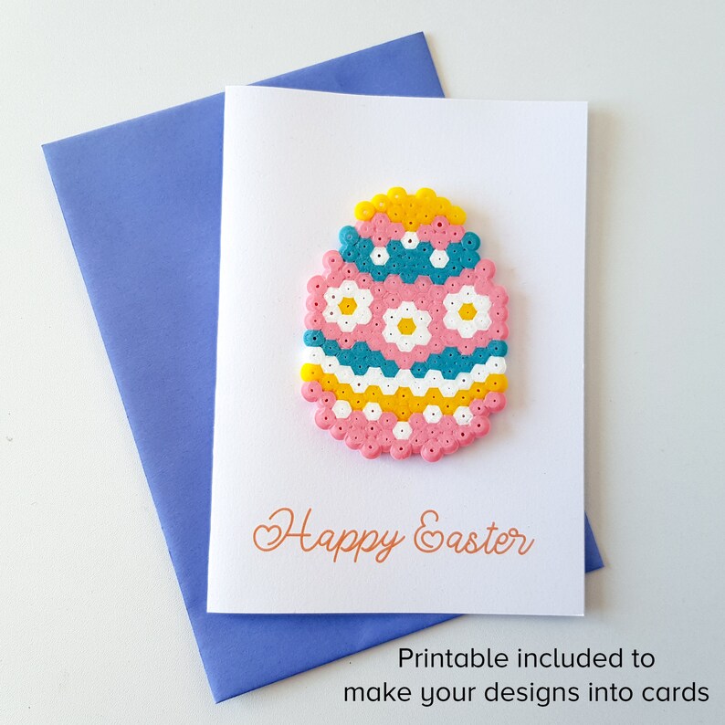 Easter Fuse Bead Templates Bundle, Hama Perler Nabbi Pyssla Beads Craft ...