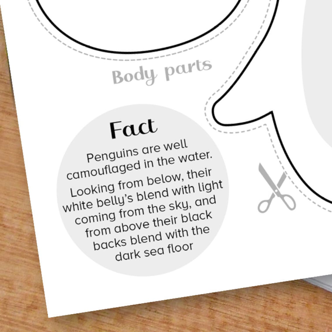 Penguin Cut & Paste Craft, Christmas Color and Build Kit, Paper Doll ...