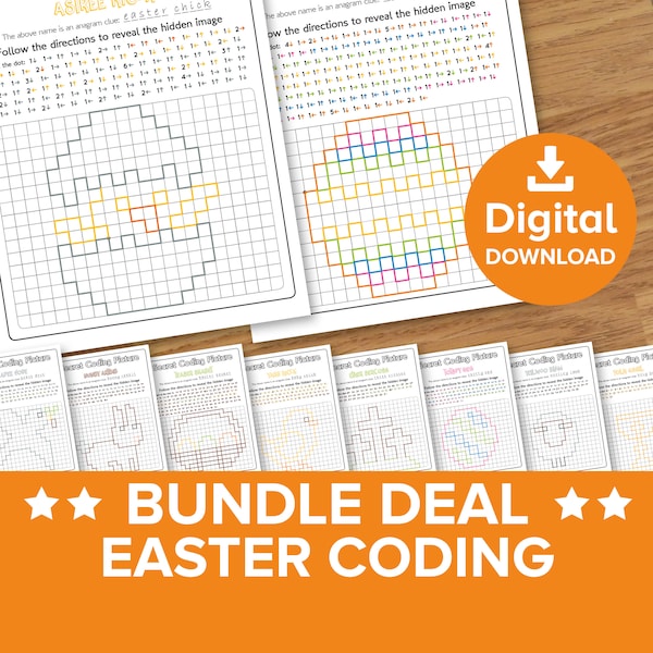 Pixel Easter Eggs - Etsy