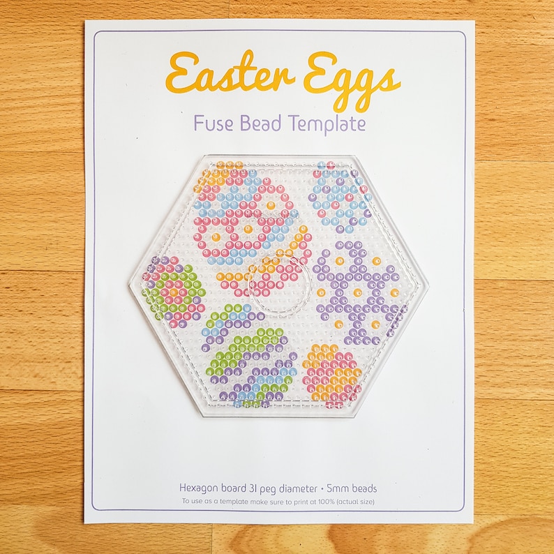 Easter Fuse Bead Templates Bundle, Hama Perler Nabbi Pyssla Beads Craft ...