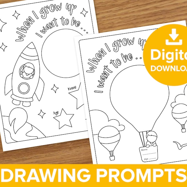 When I Grow up Poster Template - Etsy