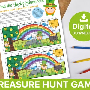 St Patrick's Day Treasure Hunt Game Find the Lucky - Etsy