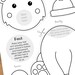 Polar Bear Cut & Paste Craft, Christmas Color and Build Kit, Paper Doll ...
