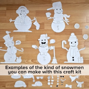 Build a Snowman Craft Printables, Christmas Cut and Paste Winter ...