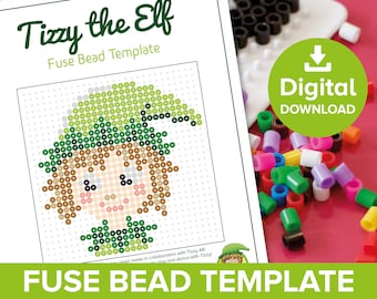 Birthday Party Fuse Bead Template Hama Perler Nabbi Craft - Etsy