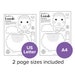 Lamb Cut & Paste Craft Printable, Build a Sheep Coloring, Spring Baby ...