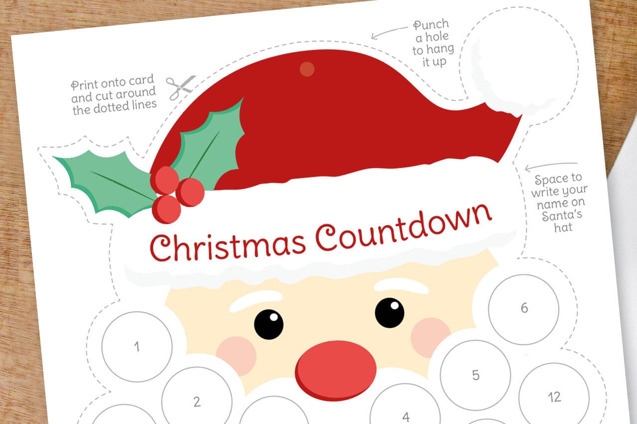 Santa's Beard Cotton Ball Craft Children's Christmas - Etsy