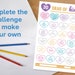 Acts of Kindness Chart for Kids, 100 Hearts Tracker Log, Spread the ...