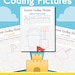 Beach Coding Worksheets, Summer Hidden Picture Reveal, Seaside Pixel ...