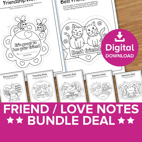 Friendship Notes - Etsy