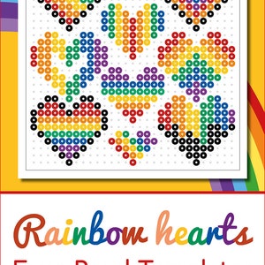 Love Fuse Bead Template Bundle Set, Best Friend BFF Valentine's Craft ...