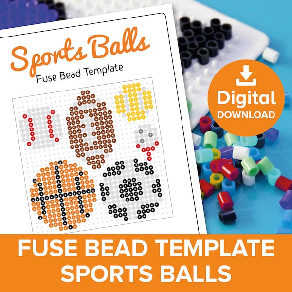 Baseball Perler Beads - Etsy