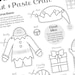 Christmas Elf Cut & Paste Craft, Pixie Xmas Card Color Build Kit, Santa ...