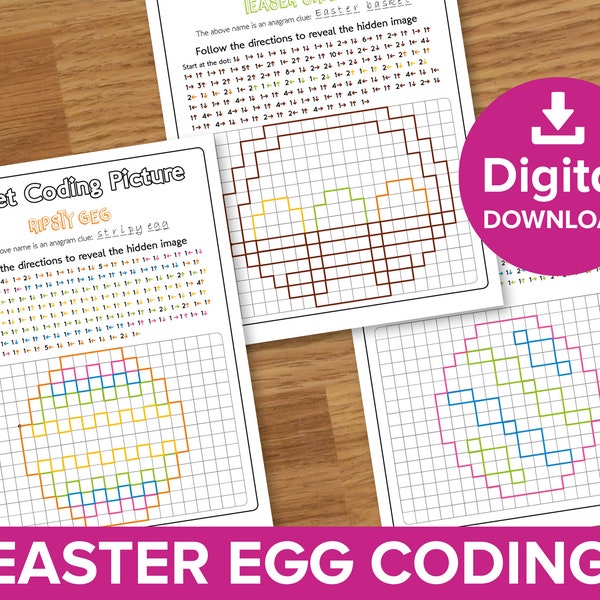 Pixel Easter Eggs - Etsy