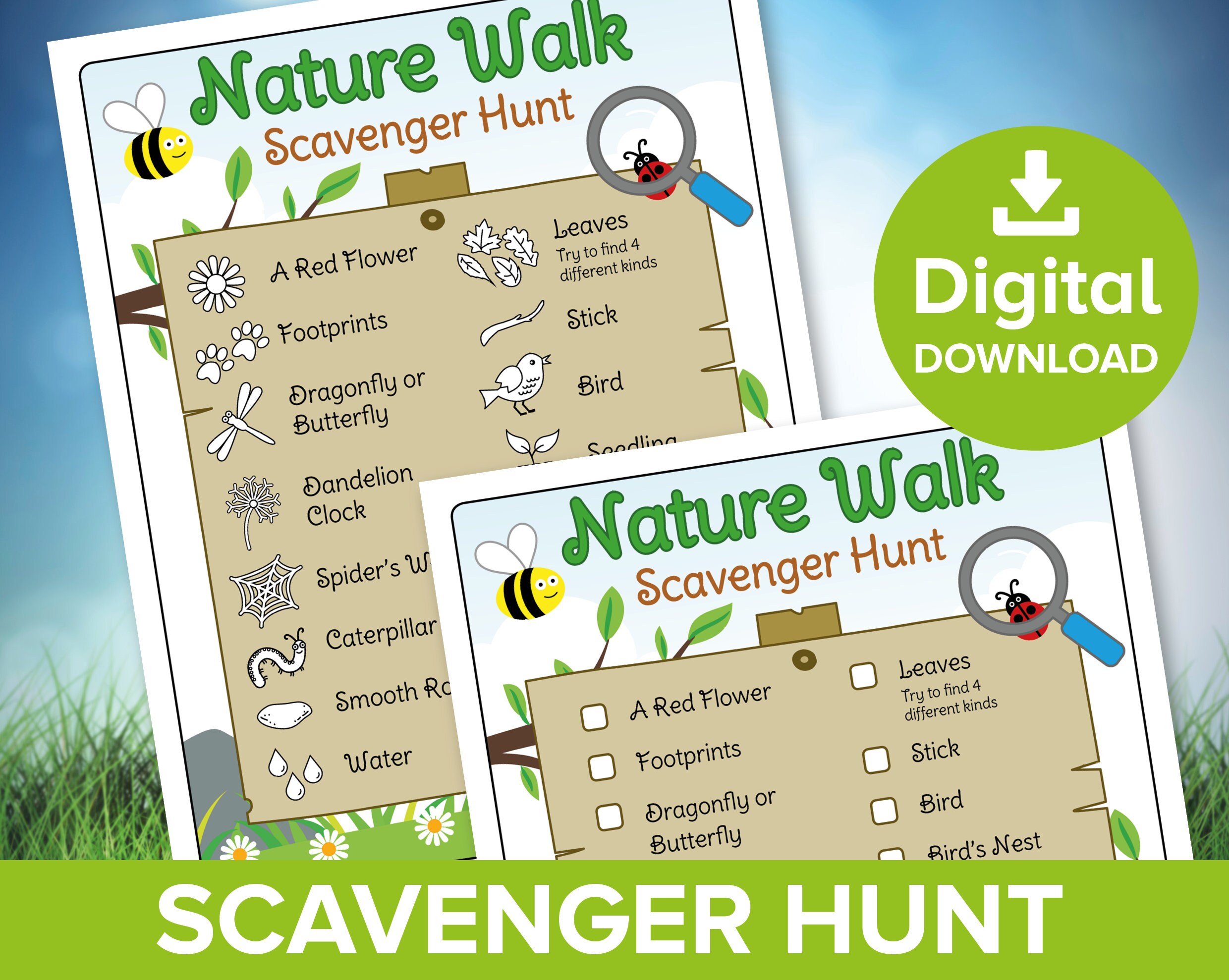 Naturewalk Scavenger Hunt Riddles