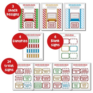 Elf Treat Stand Printable Shop Prop, Christmas Hot Cocoa Accessory Kit ...