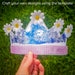 Paper Crown Craft, King Queen Hat Coloring, Princess Royal Celebration ...
