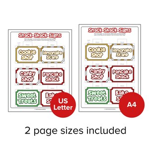 Elf Treat Stand Printable Shop Prop, Christmas Hot Cocoa Accessory Kit ...