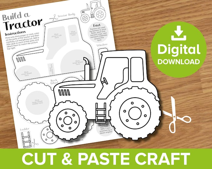 Build an Owl Cut & Paste Craft, Autumn Bird Coloring Printable Kit ...