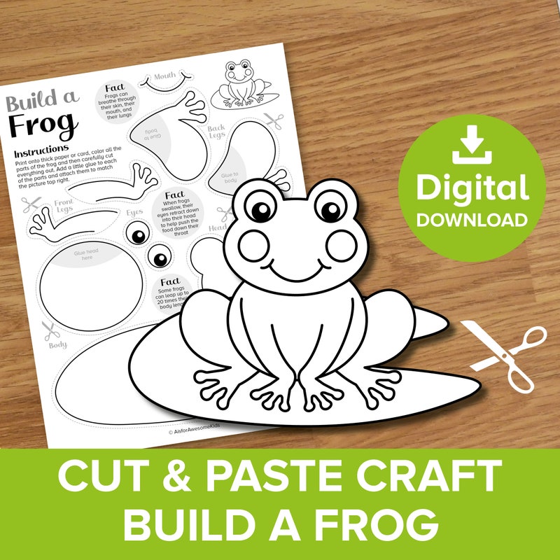 Frog and Toad Paper Dolls - Etsy